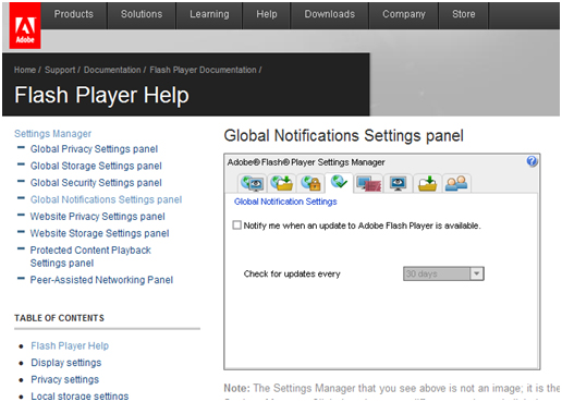 Adobe flash player help how do i update - lasopacertified